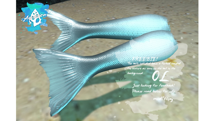 Second Life Marketplace Aquatica Free Tester Tails 7001